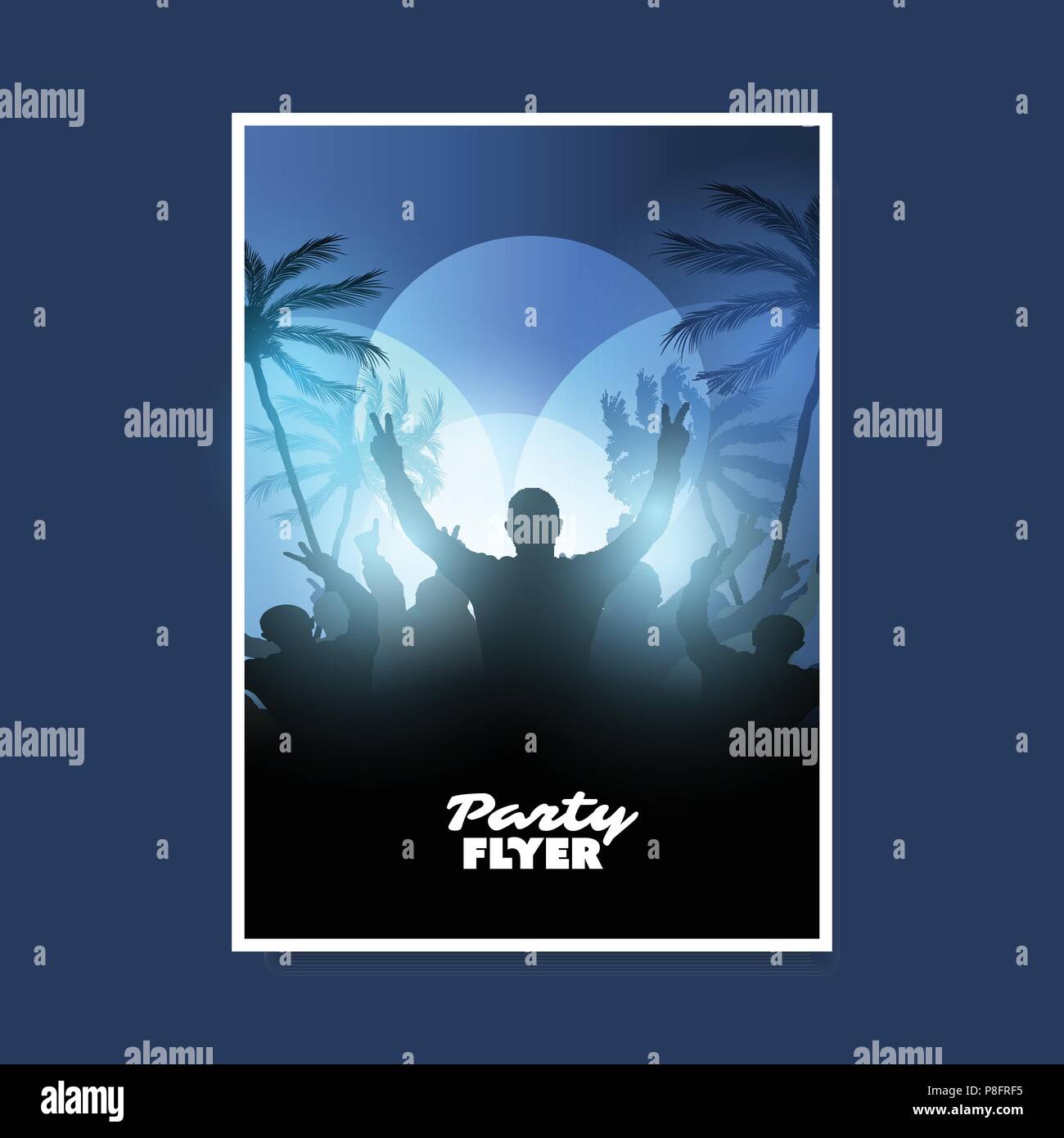 Colorful Party or Festival Poster, Placard, Flyer or Cover Design ...