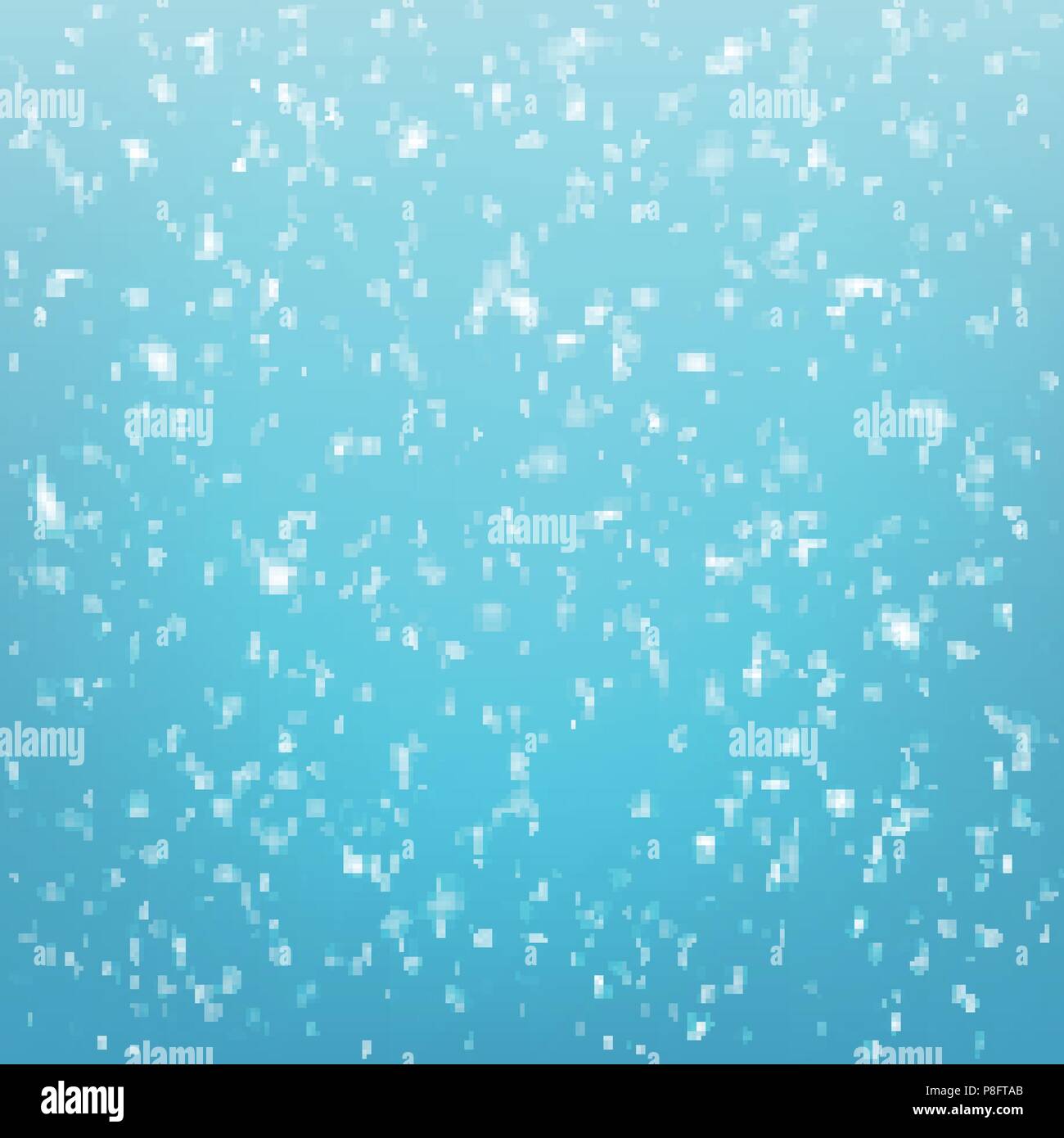 Stock vector illustration falling snow overlay. Snowflakes, snowfall ...