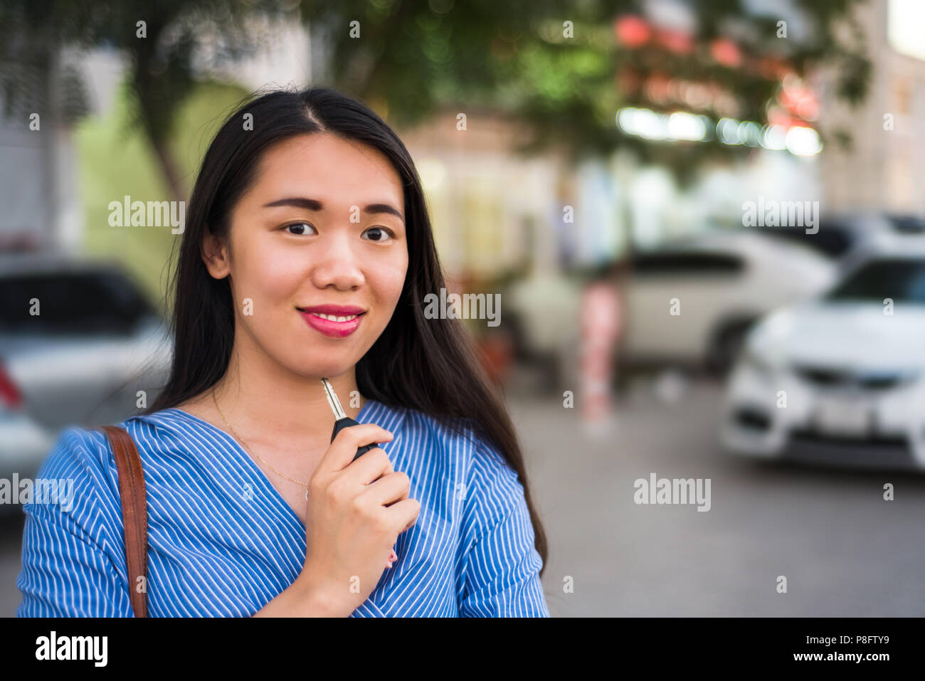 Asian female driver hi-res stock photography and images - Alamy