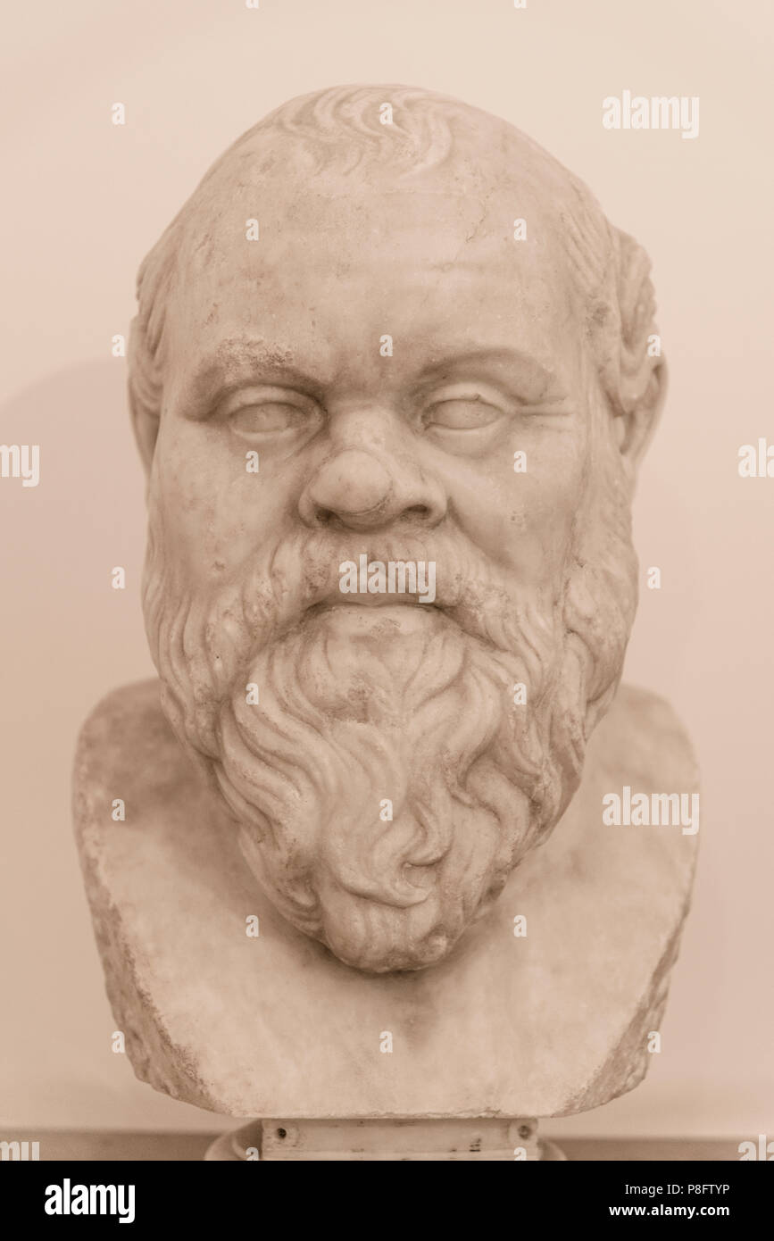 Socrates sculpture, type A, National Archaeological Museum, Naples ...