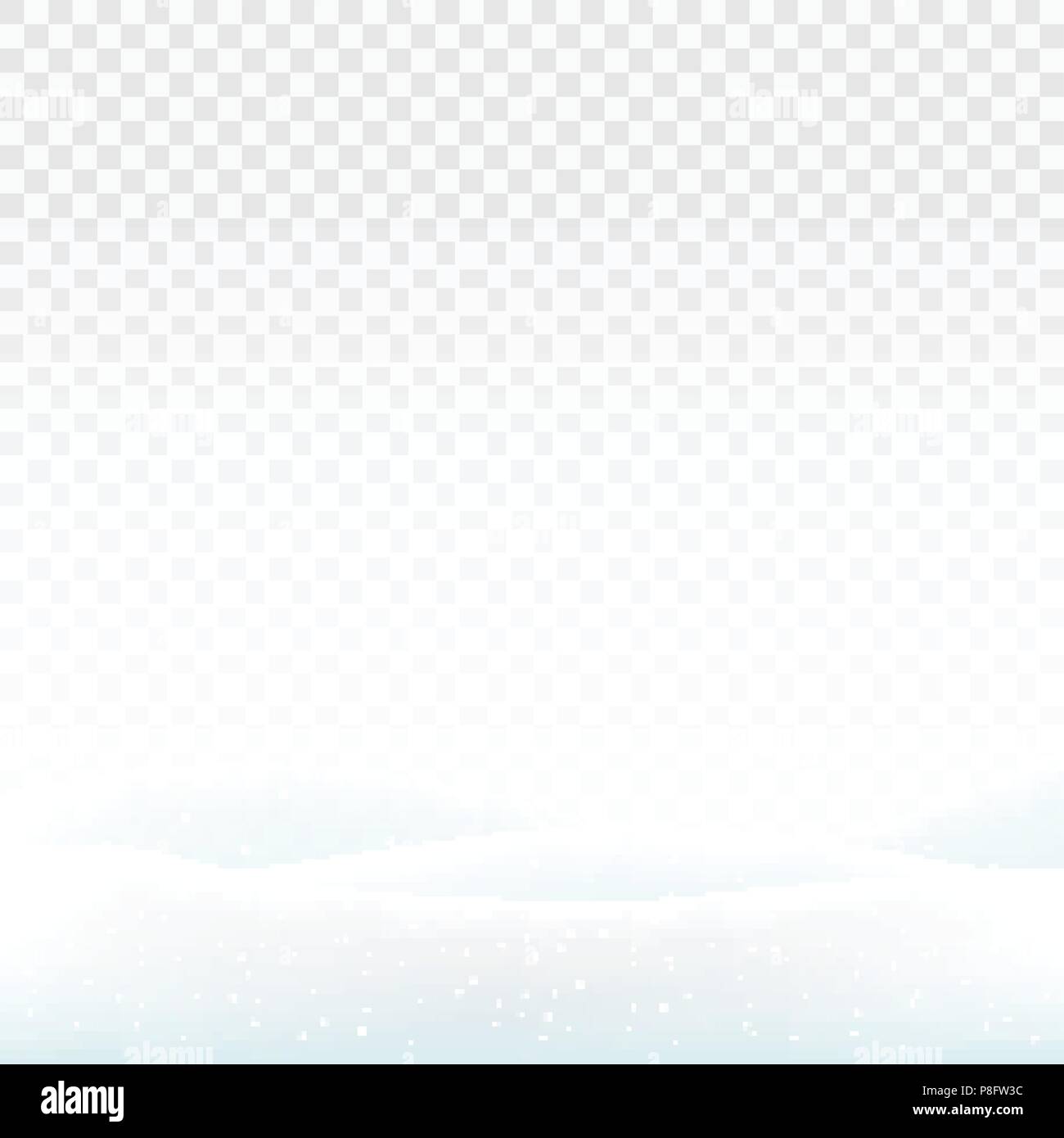 Stock vector illustration snowdrifts isolated on a transparent ...
