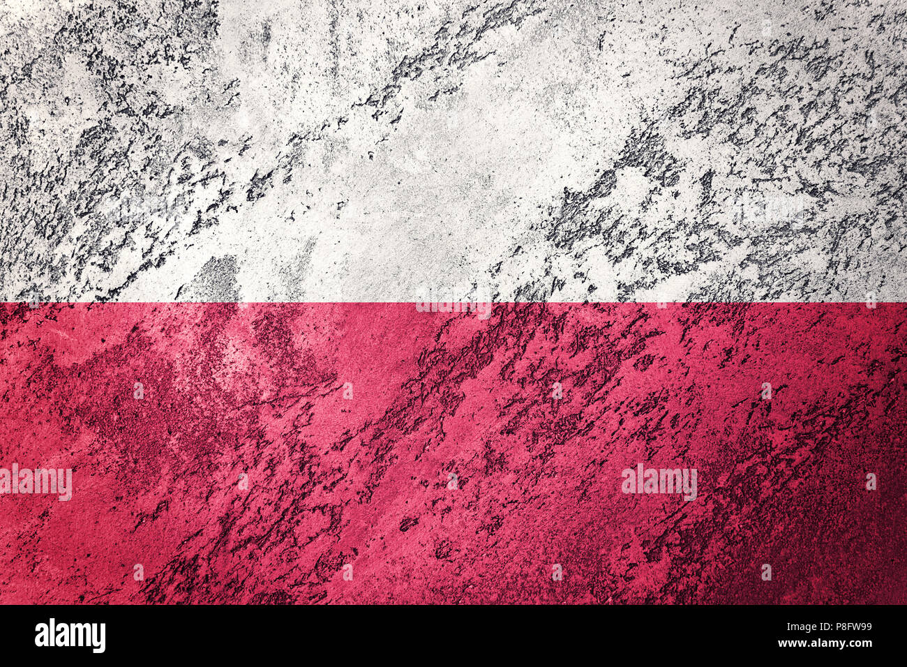 Grunge Poland flag. Poland flag with grunge texture Stock Photo - Alamy