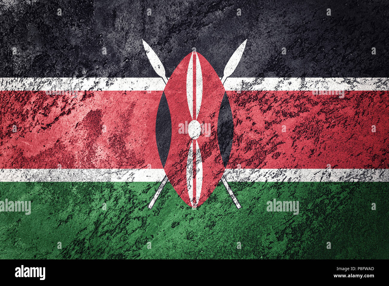 Kenya flag hi-res stock photography and images - Alamy