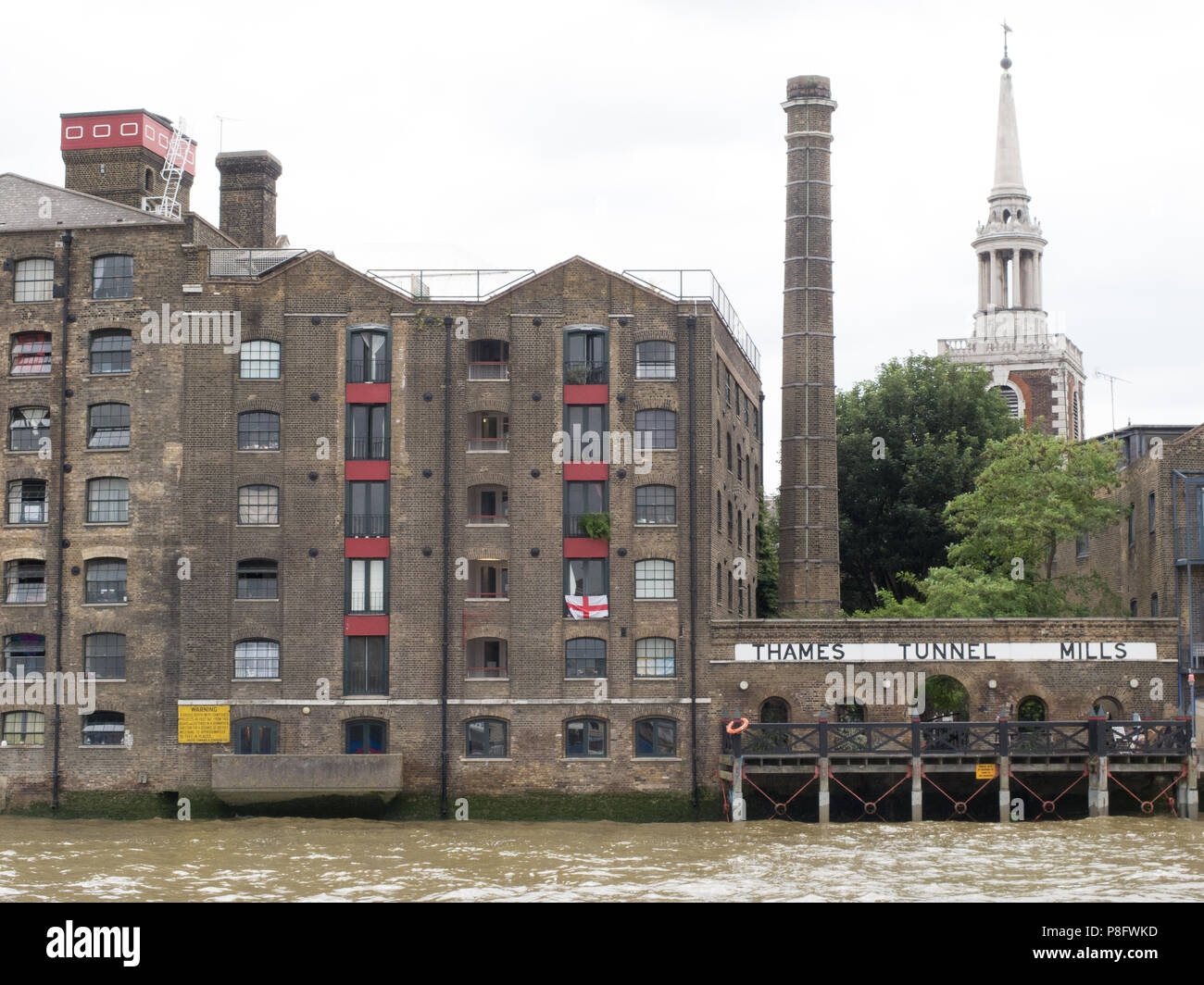 Thames riverside building developments Stock Photo - Alamy