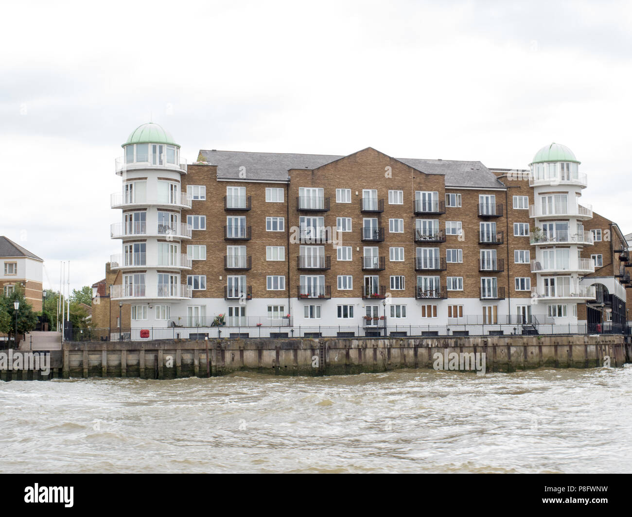 Thames riverside building developments Stock Photo - Alamy