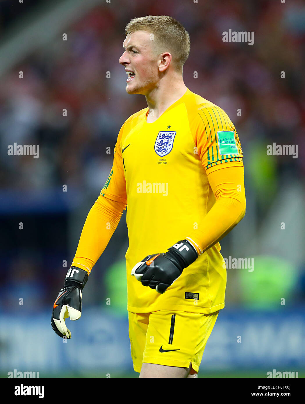 England goalkeeper Jordan Pickford during the FIFA World Cup, Semi ...