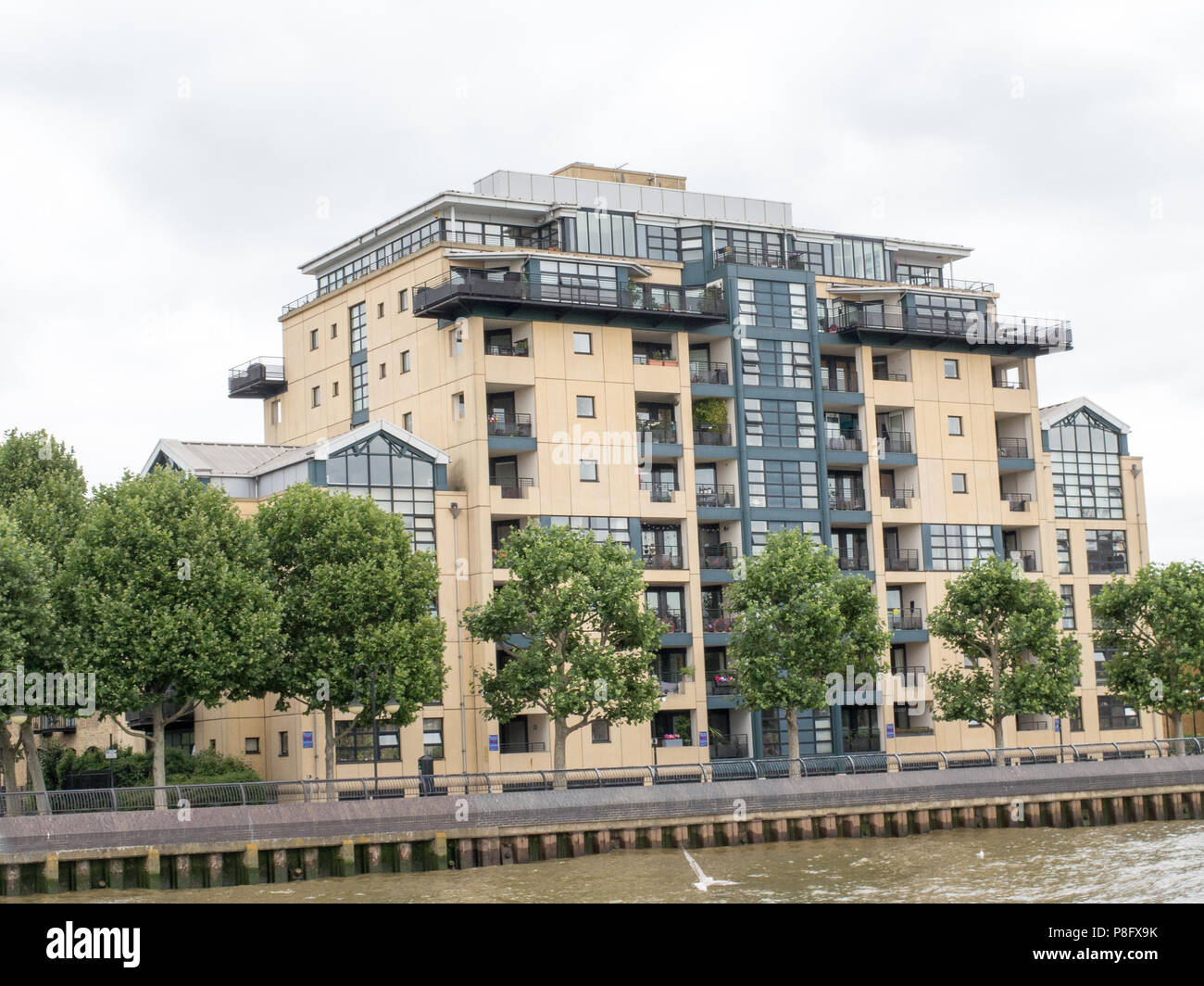 Thames riverside building developments Stock Photo - Alamy