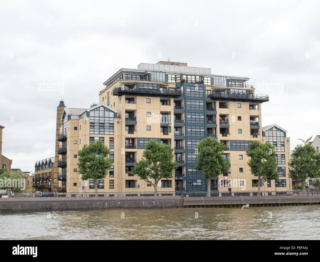 Thames riverside building developments Stock Photo - Alamy