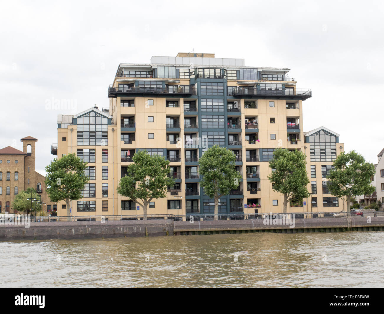 Thames riverside building developments Stock Photo - Alamy