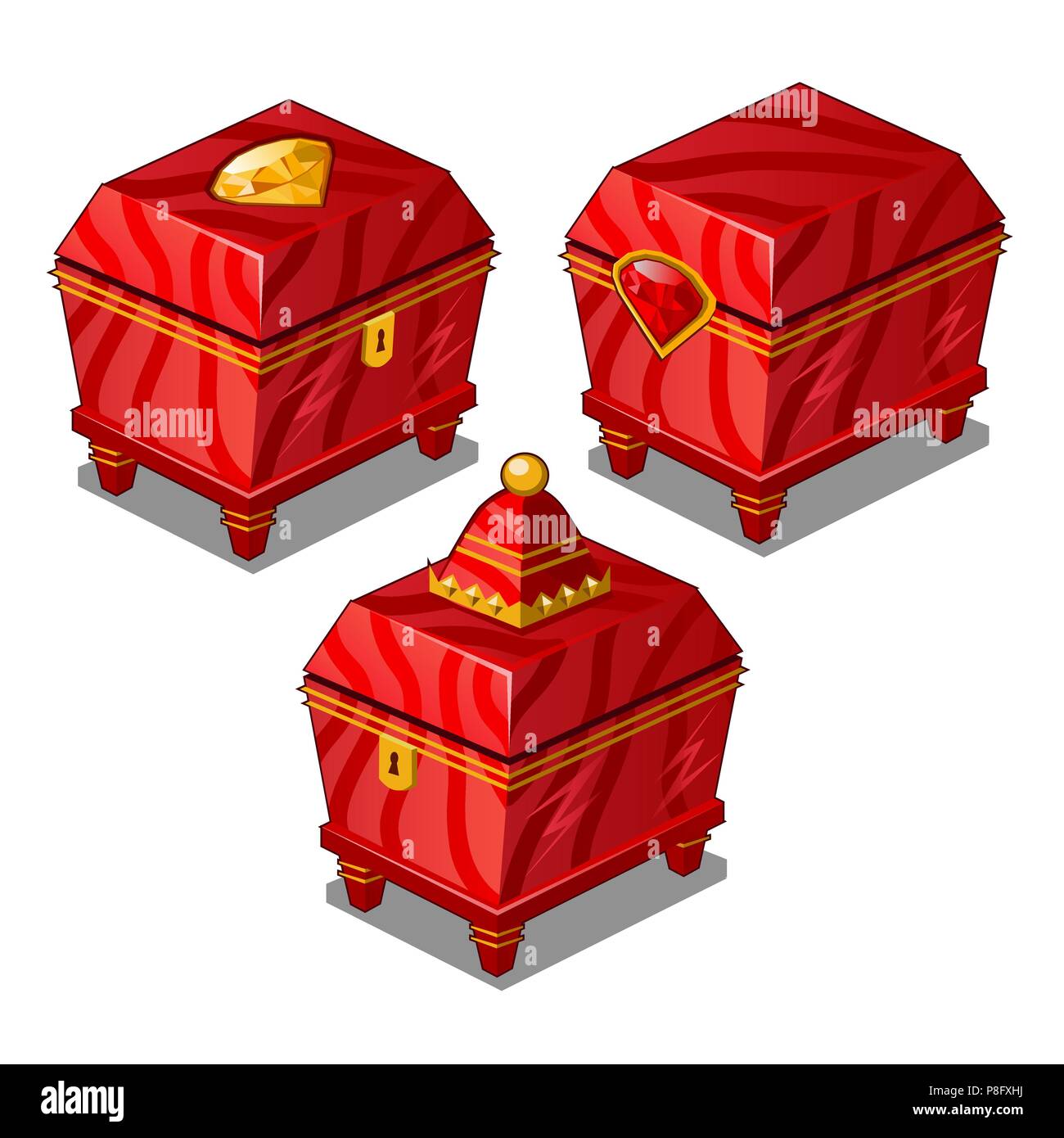 Red Treasure Chest Clipart