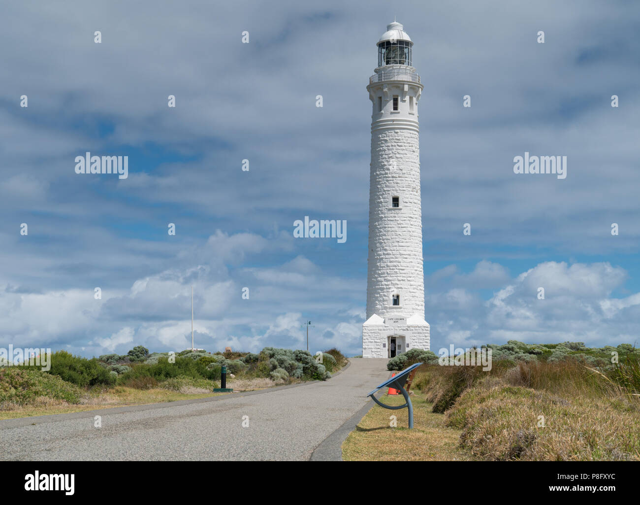 CAPE LEEUWIN, AUSTRALIA - FEBRUARY 7, 2018: Lighthouse at Cape Leeuwin ...