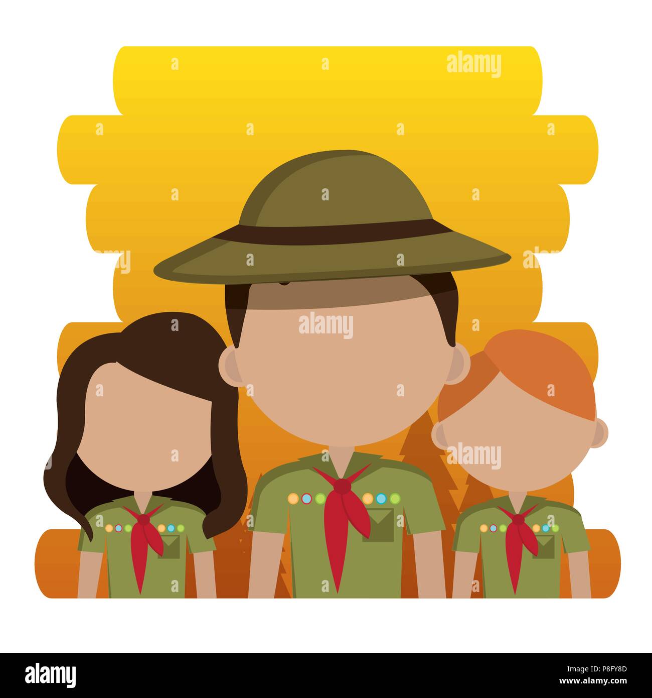 Junior ranger hat Stock Vector Images - Alamy