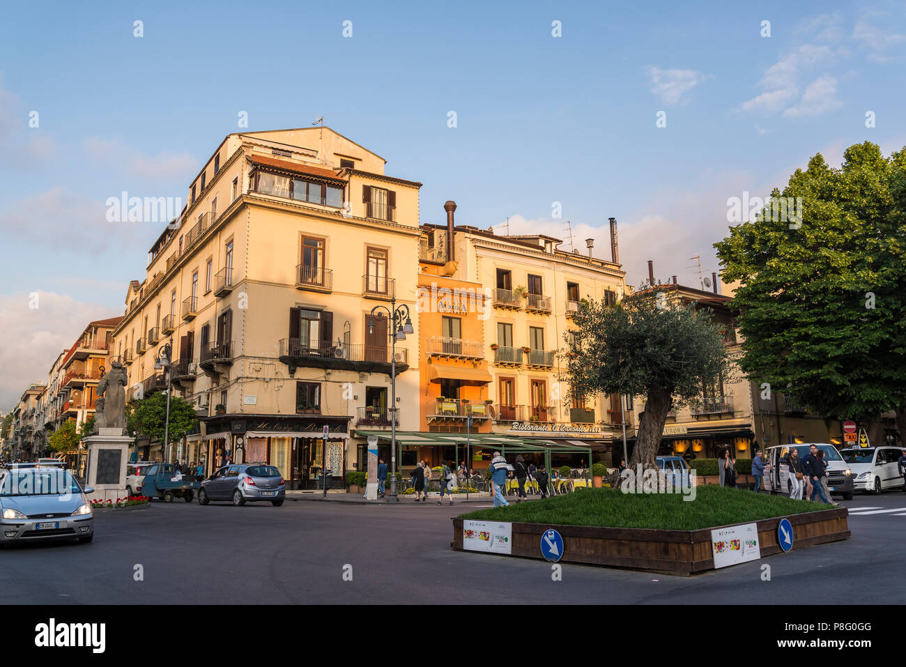 Piazza Tasso, central place and square, Sorrento, Italy Stock Photo - Alamy