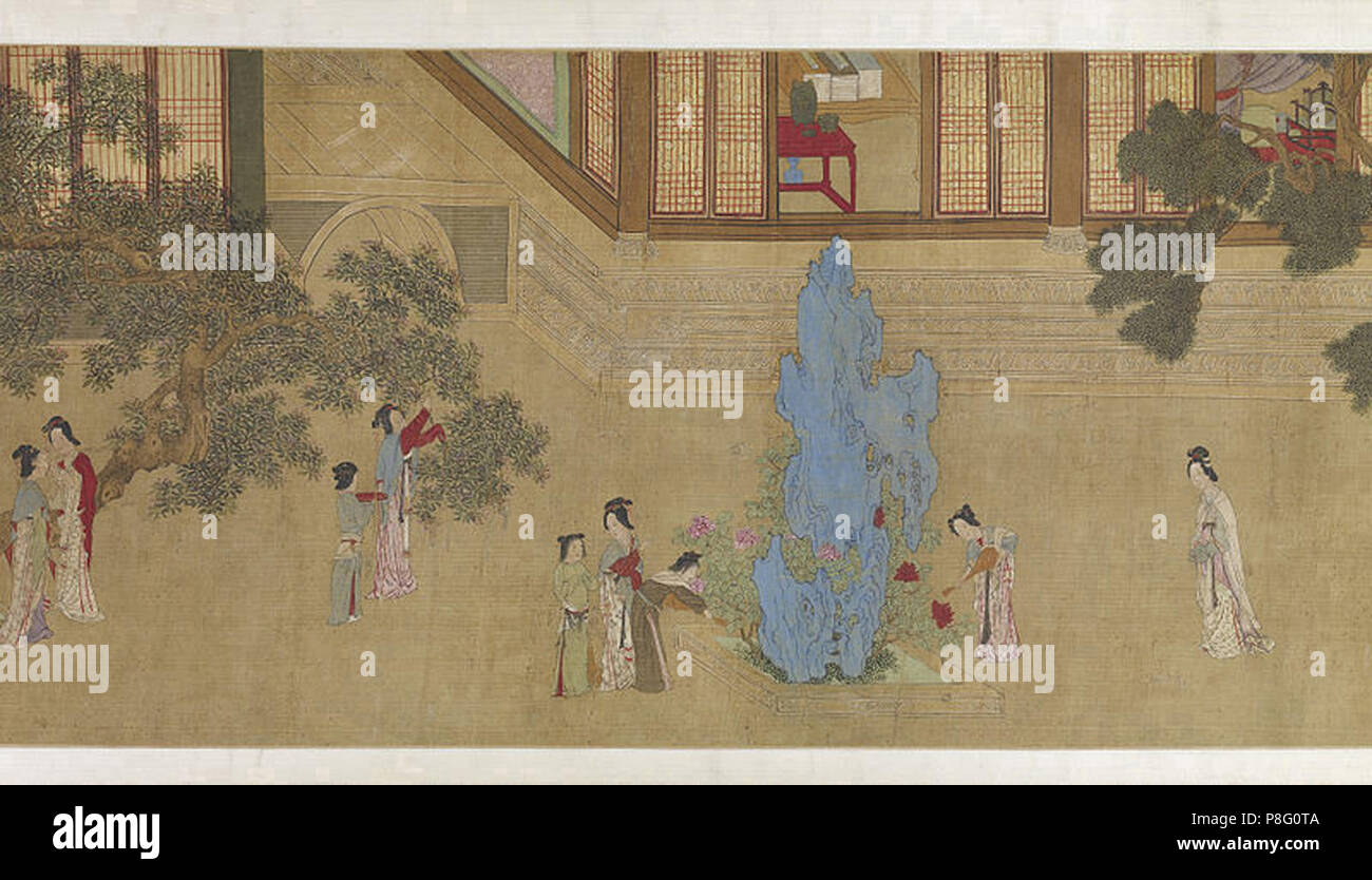 vintage oriental art Stock Photo - Alamy