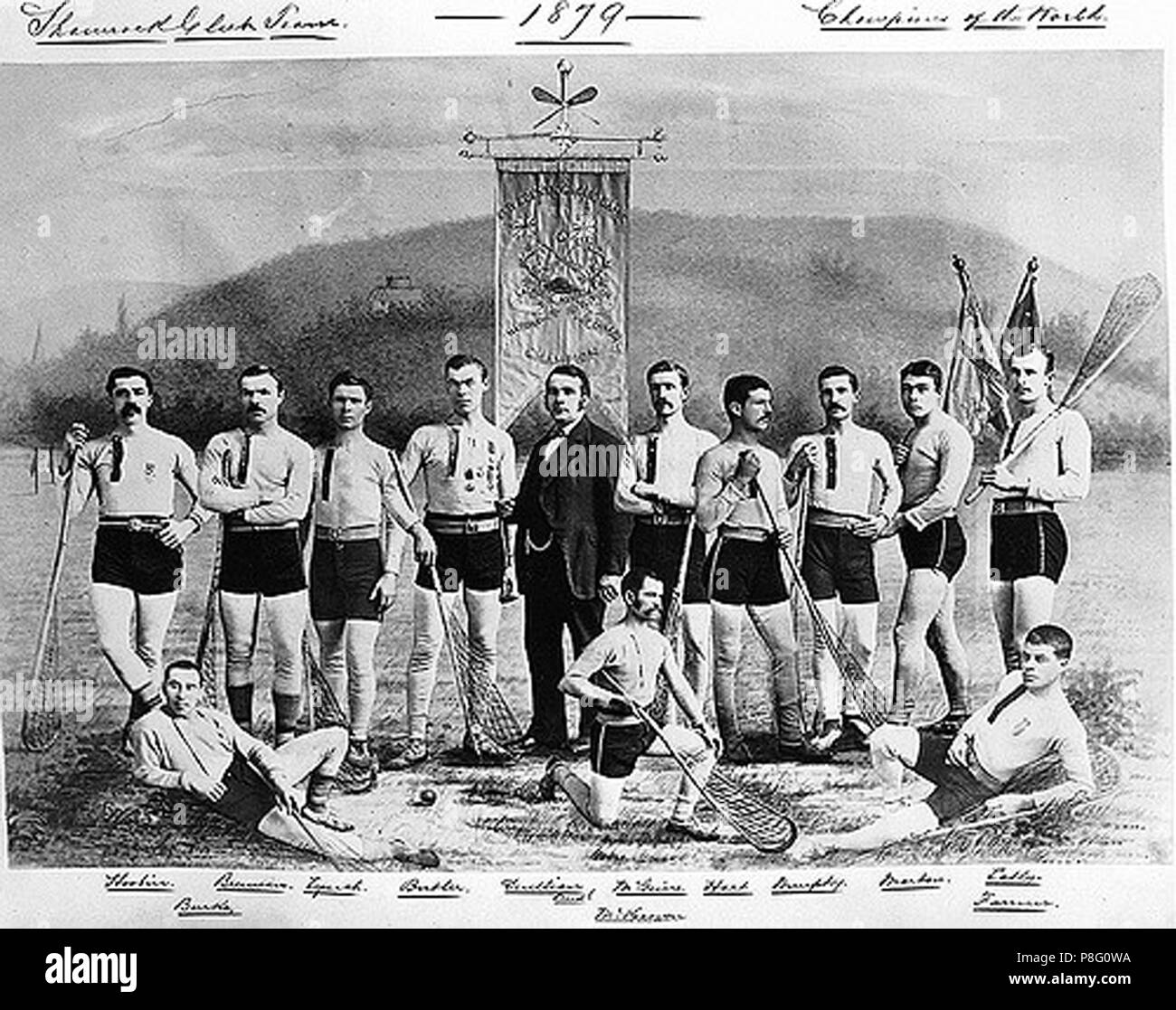 Sport team branding Black and White Stock Photos & Images - Alamy