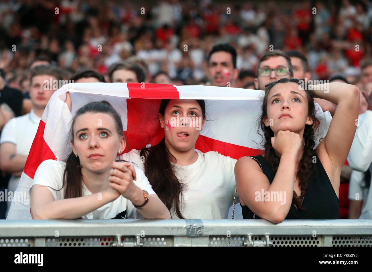 Fifa world cup semi final pictured castlefield bowl hi-res stock ...