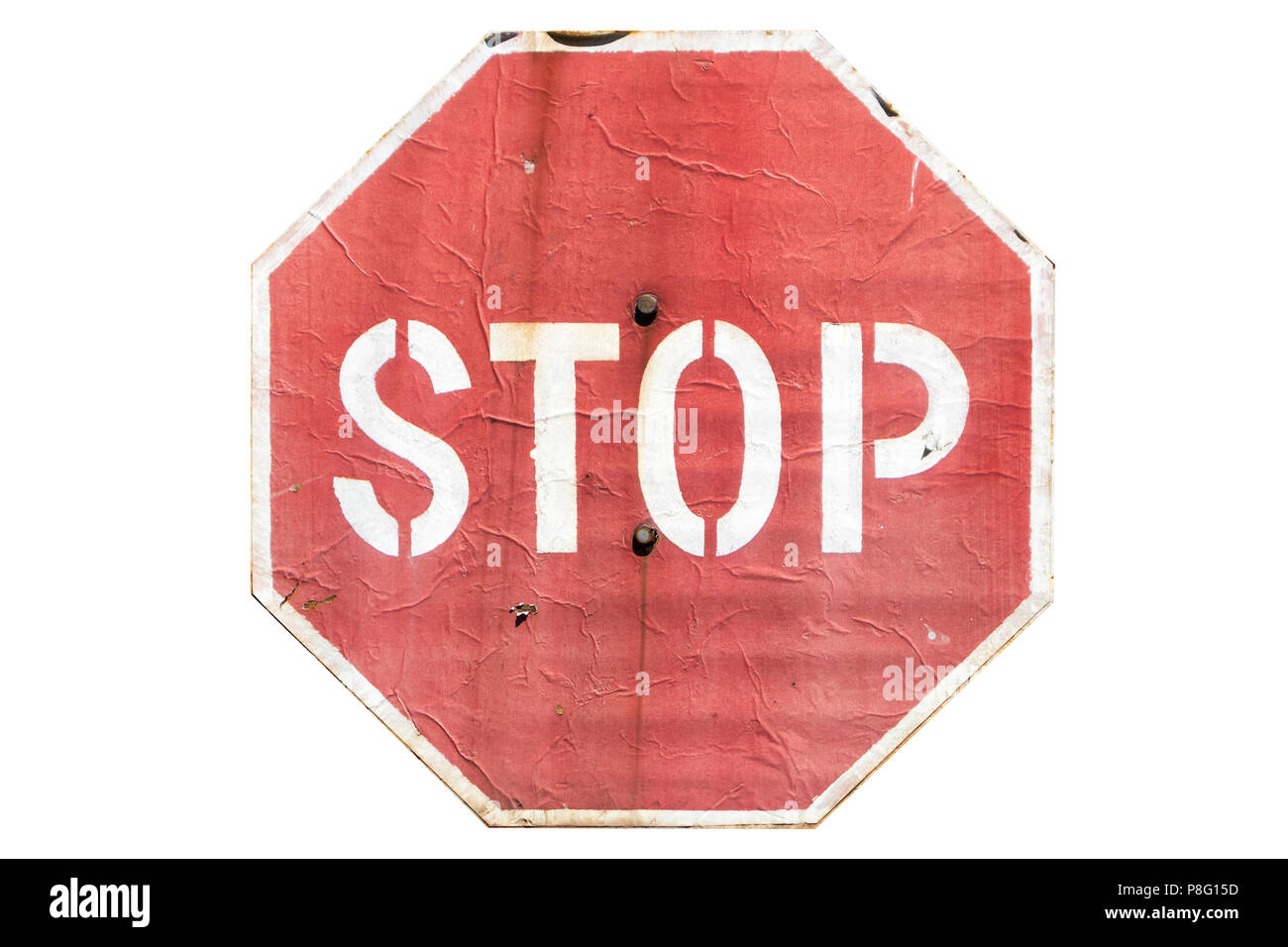 Octagon road traffic stop sign Cut Out Stock Images & Pictures - Alamy