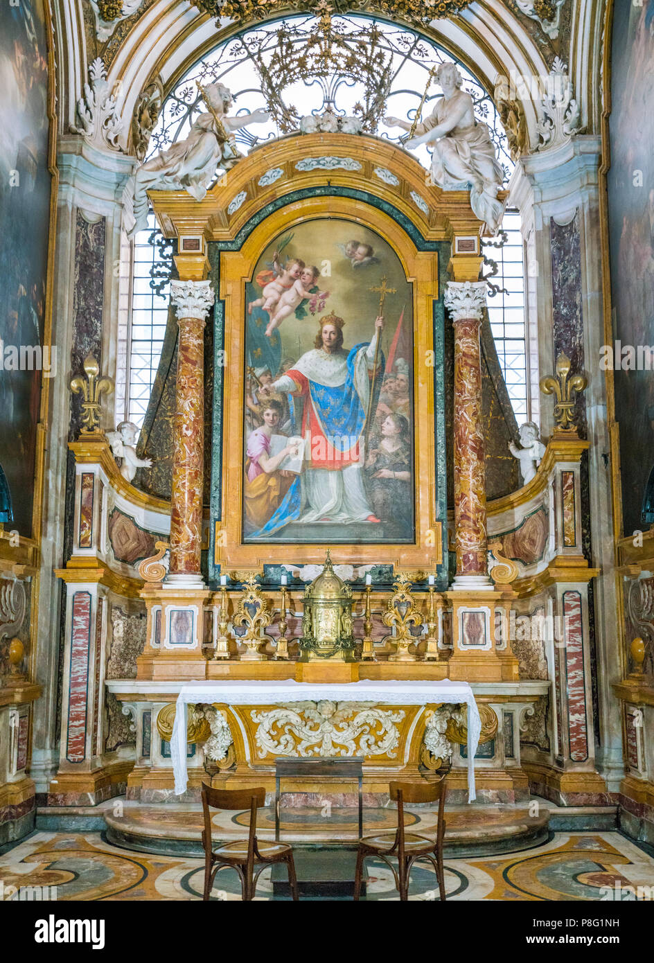 French baroque church hi-res stock photography and images - Alamy