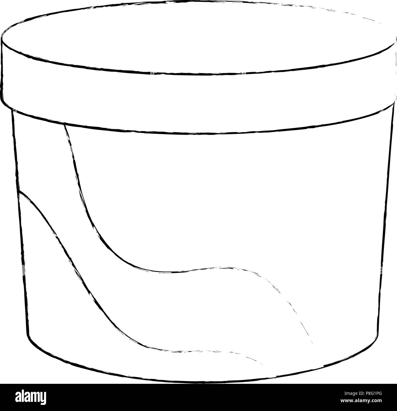 Cosmetic cream pot Black and White Stock Photos & Images - Alamy