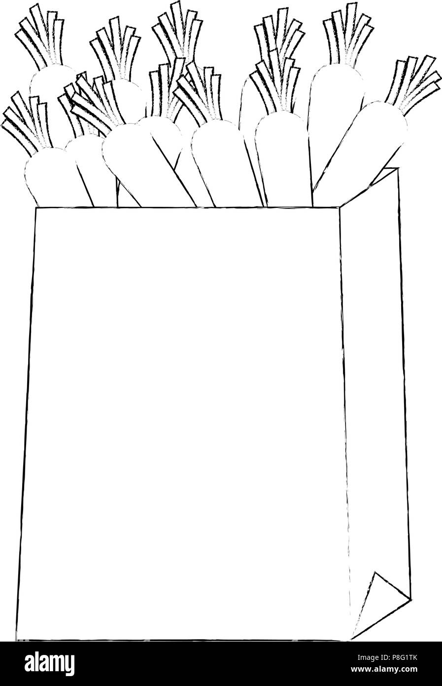 Fresh ripe raw carrots Black and White Stock Photos & Images - Alamy