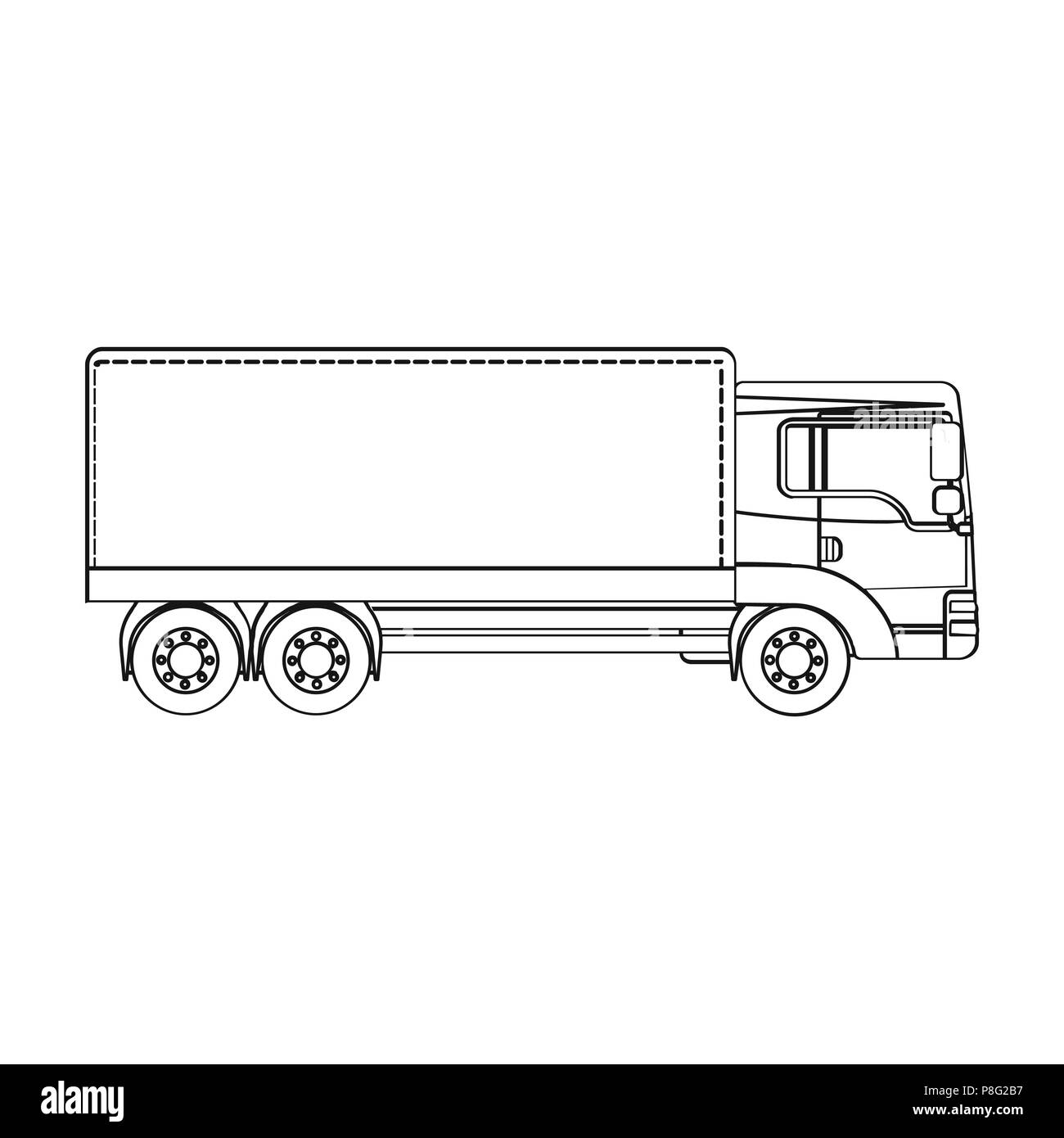 Freight car single icon in outline style for design.Car maintenance ...