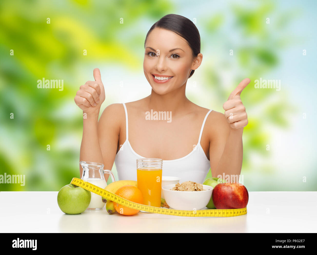 Food eating thumbs hi-res stock photography and images - Alamy