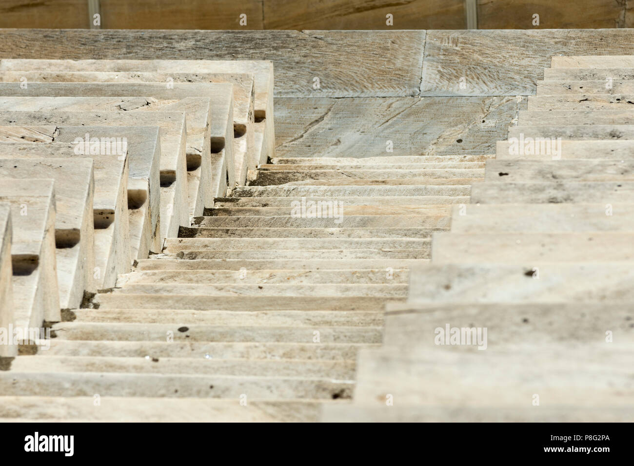 marble stairs of panathenaic stadium Stock Photo - Alamy