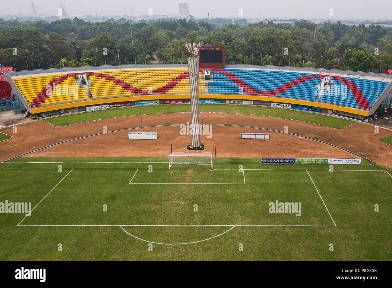 Palembang, Indonesia. 05th July, 2018. Stadium Gelora Sriwijaya ...