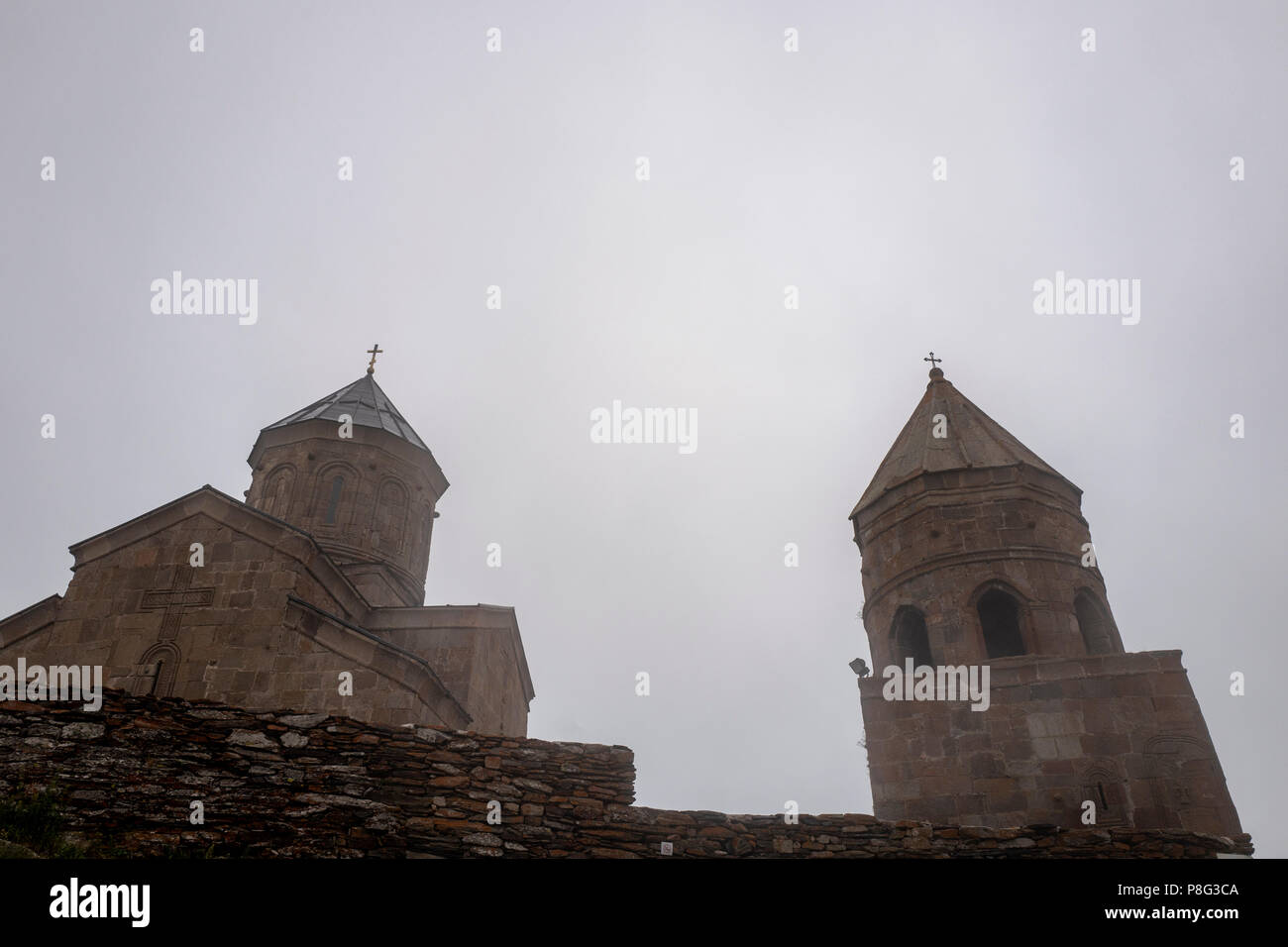 Gergeti Trinity Church, Gergeti, Georgia Stock Photo - Alamy