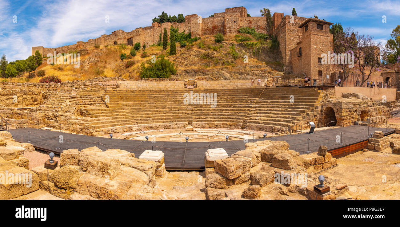 Malaga amphitheatre hi-res stock photography and images - Alamy