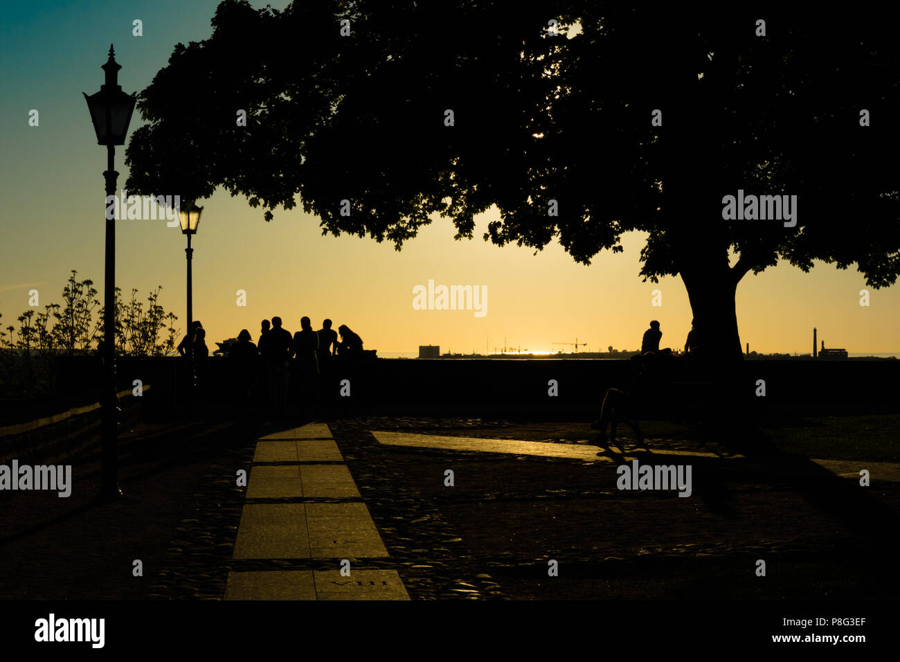 Summer sunset on tallinn hi-res stock photography and images - Alamy
