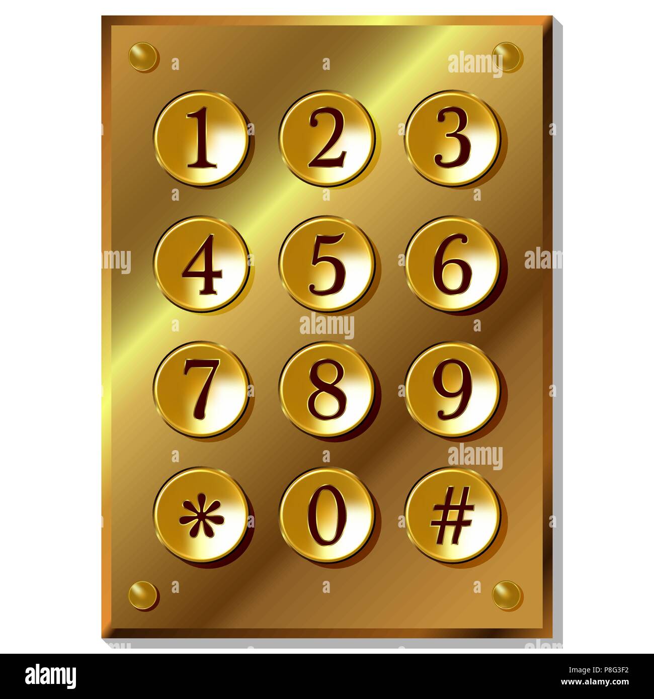 3d illustration business number Stock Vector Images - Alamy