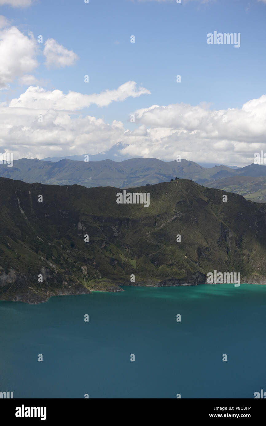 Quilotoa Crater Lake, Ecuador Stock Photo - Alamy