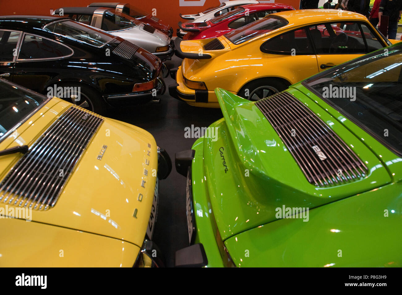 Porsche 911, different colors Stock Photo - Alamy