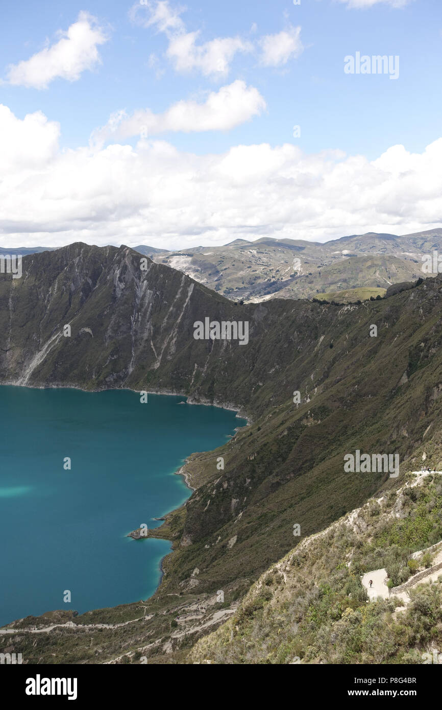 Quilotoa Crater Lake, Ecuador Stock Photo - Alamy