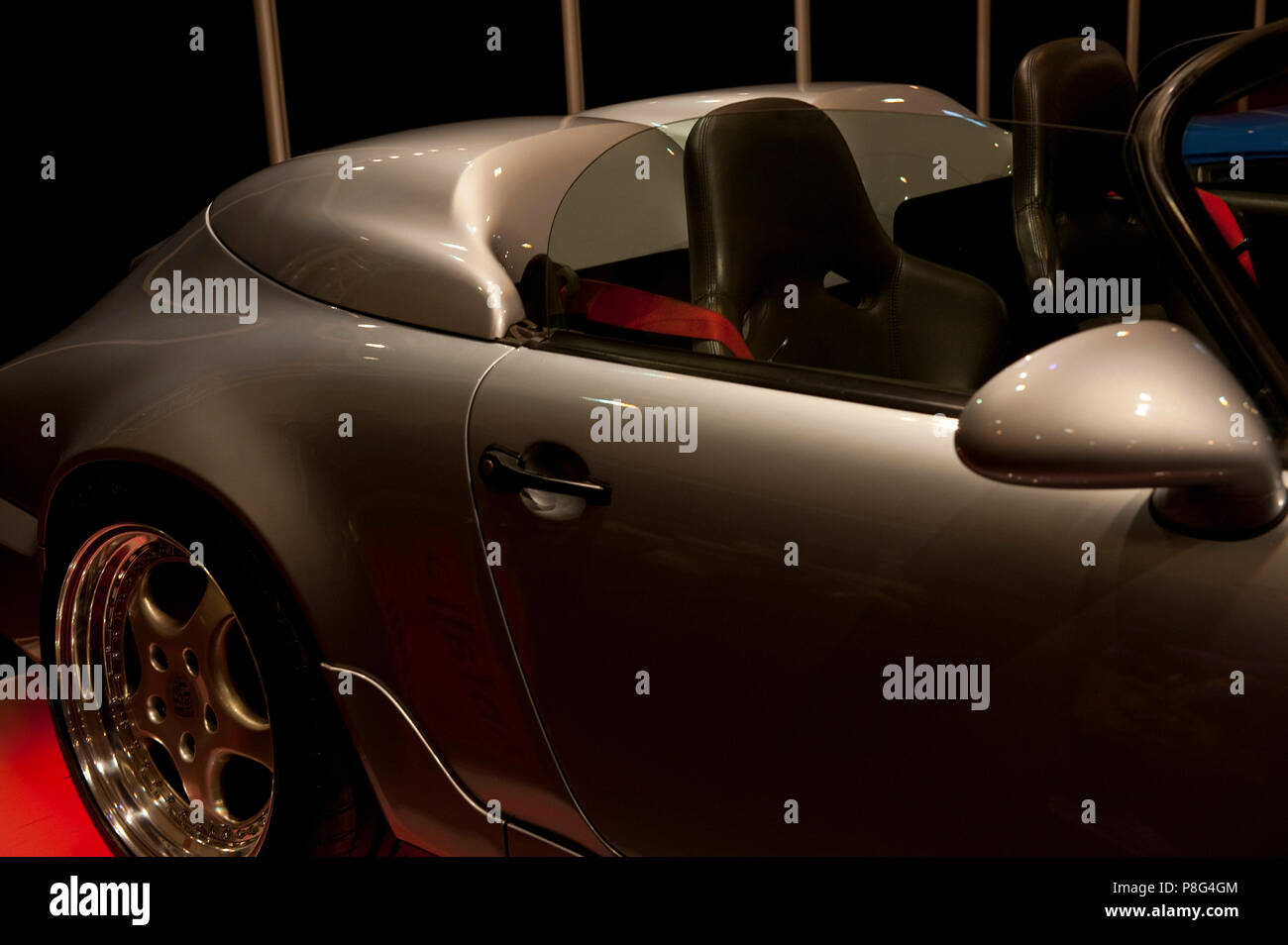 Porsche 911 Speedster, 964 speedster, grey, two seater, shorter ...