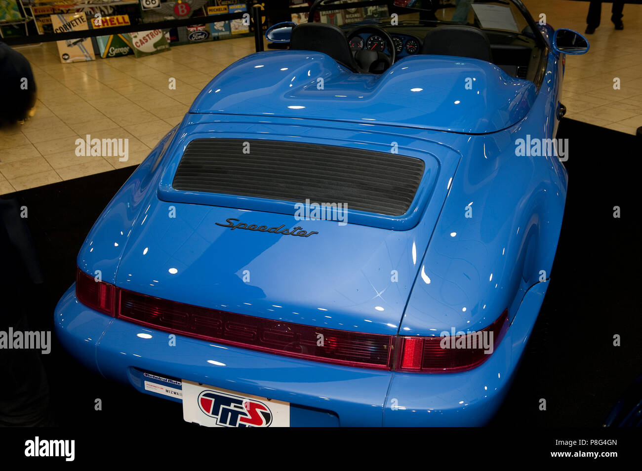 Porsche 911 Speedster, 964 speedster, blue, two seater, shorter ...