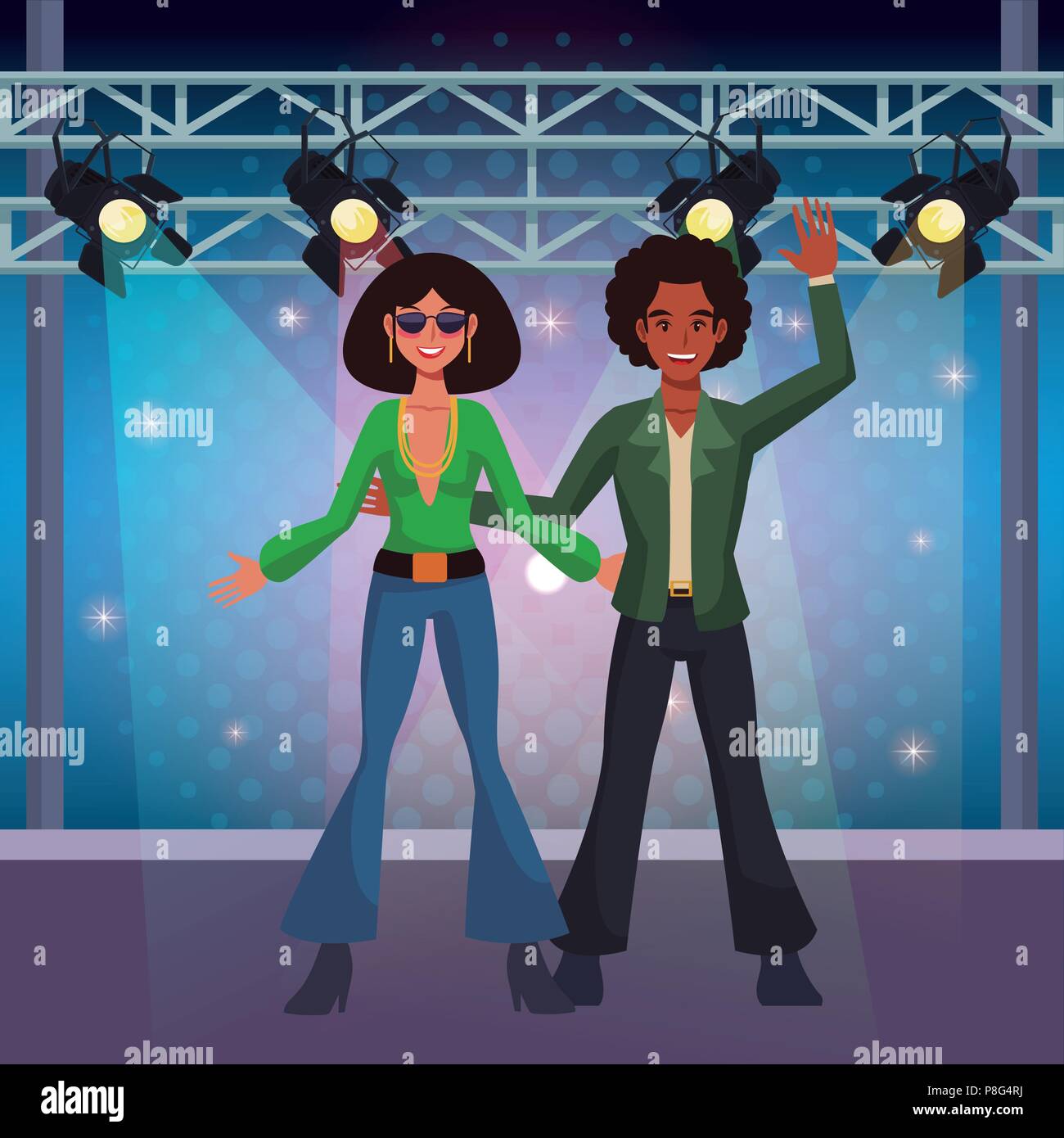 Retro Dancing Couple Stock Photos & Retro Dancing Couple Stock Images ...