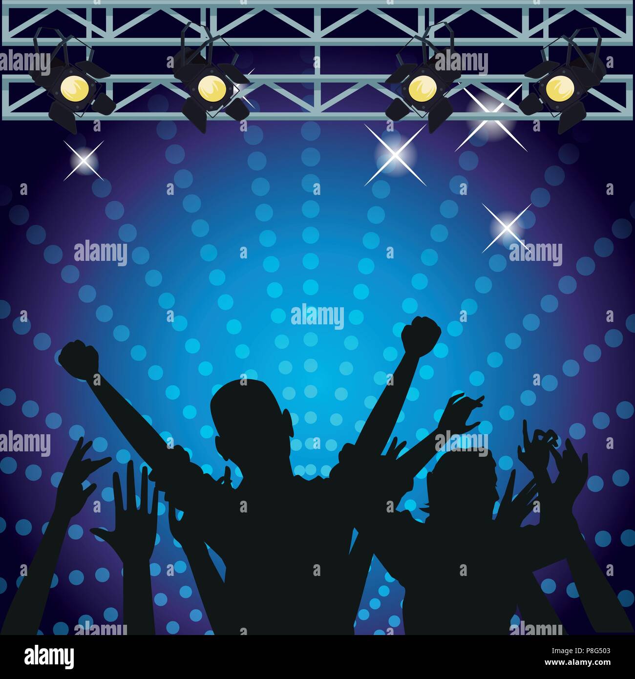 Disco and people Stock Vector Image & Art - Alamy