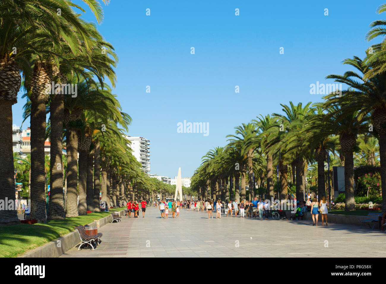 Costa salou beach scene hi-res stock photography and images - Alamy