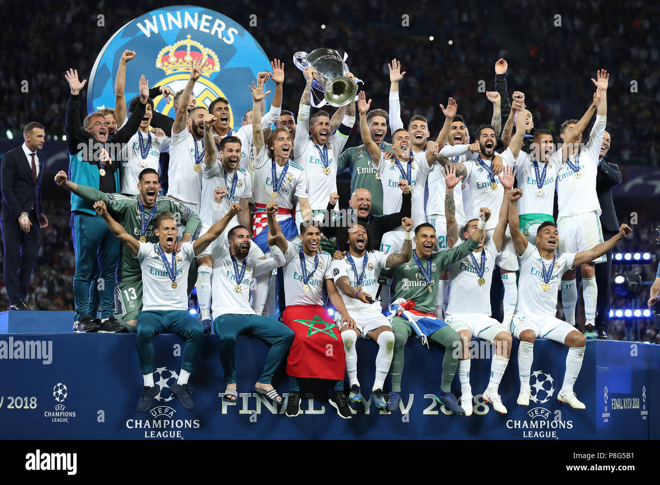 Sergio ramos spain trophy hi-res stock photography and images - Alamy