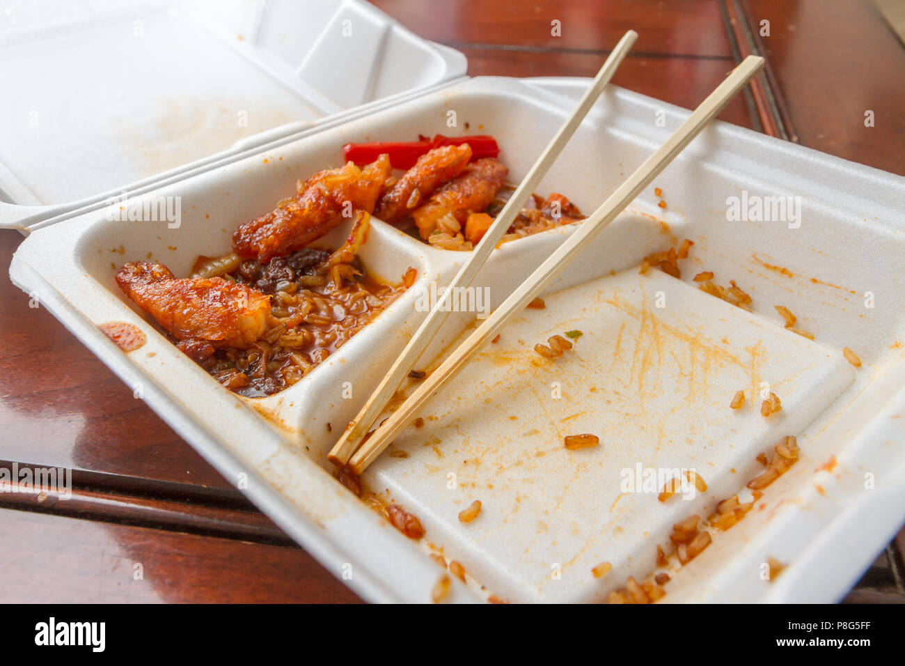 Left over food plate hi-res stock photography and images - Alamy