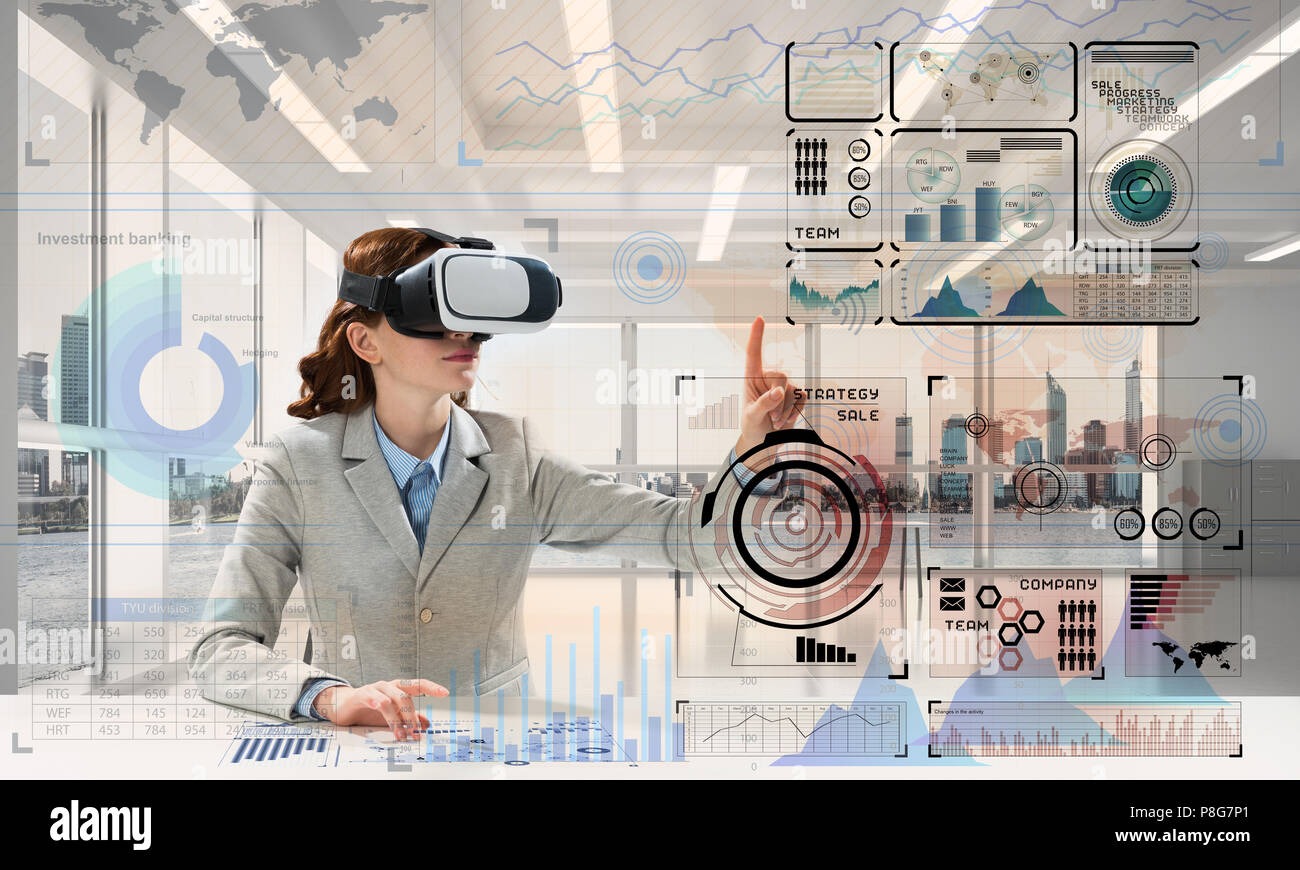 Using modern technologies Stock Photo - Alamy