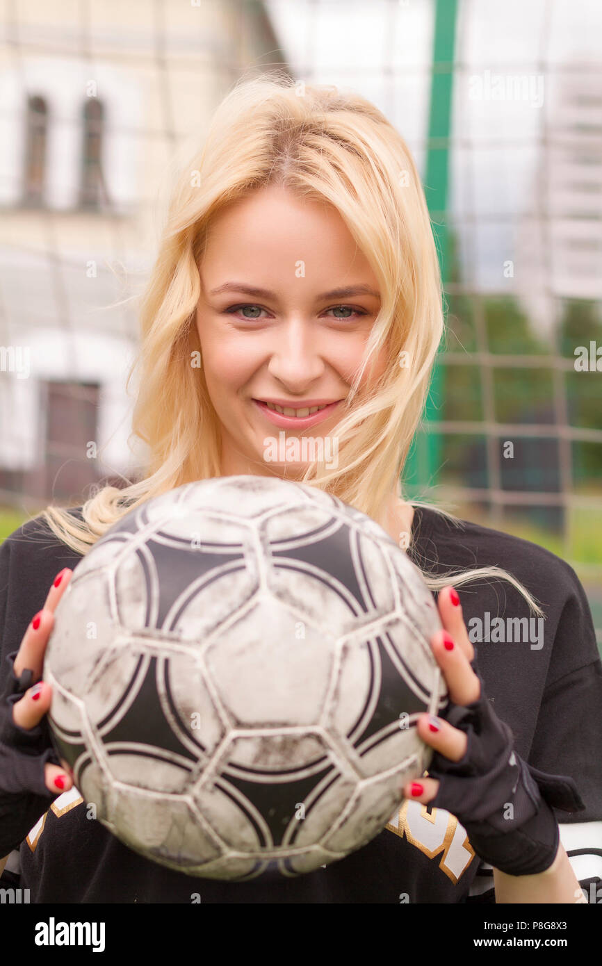 Female footballer shoes hi-res stock photography and images - Alamy