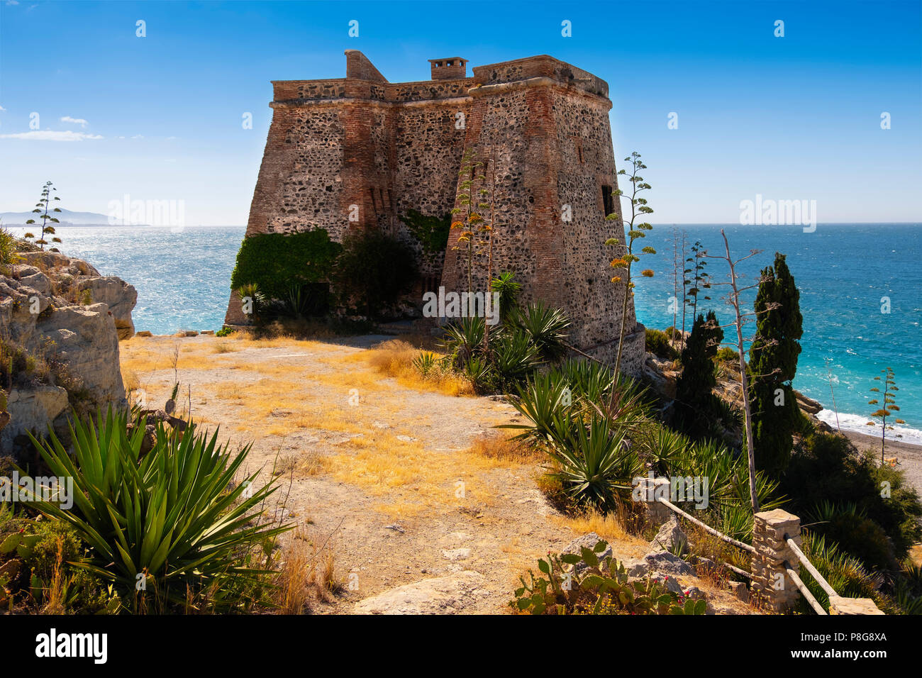 Watchtower on tesorillo beach hi-res stock photography and images - Alamy