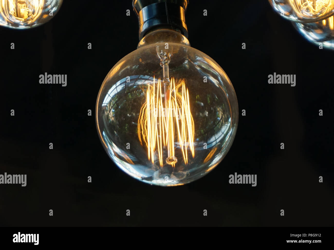 light bulb or old style Lighting decoration Stock Photo - Alamy
