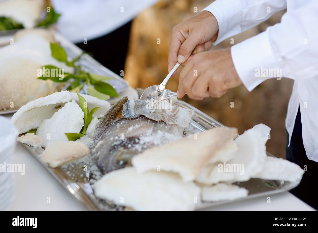 Bake and salt fish hi-res stock photography and images - Alamy