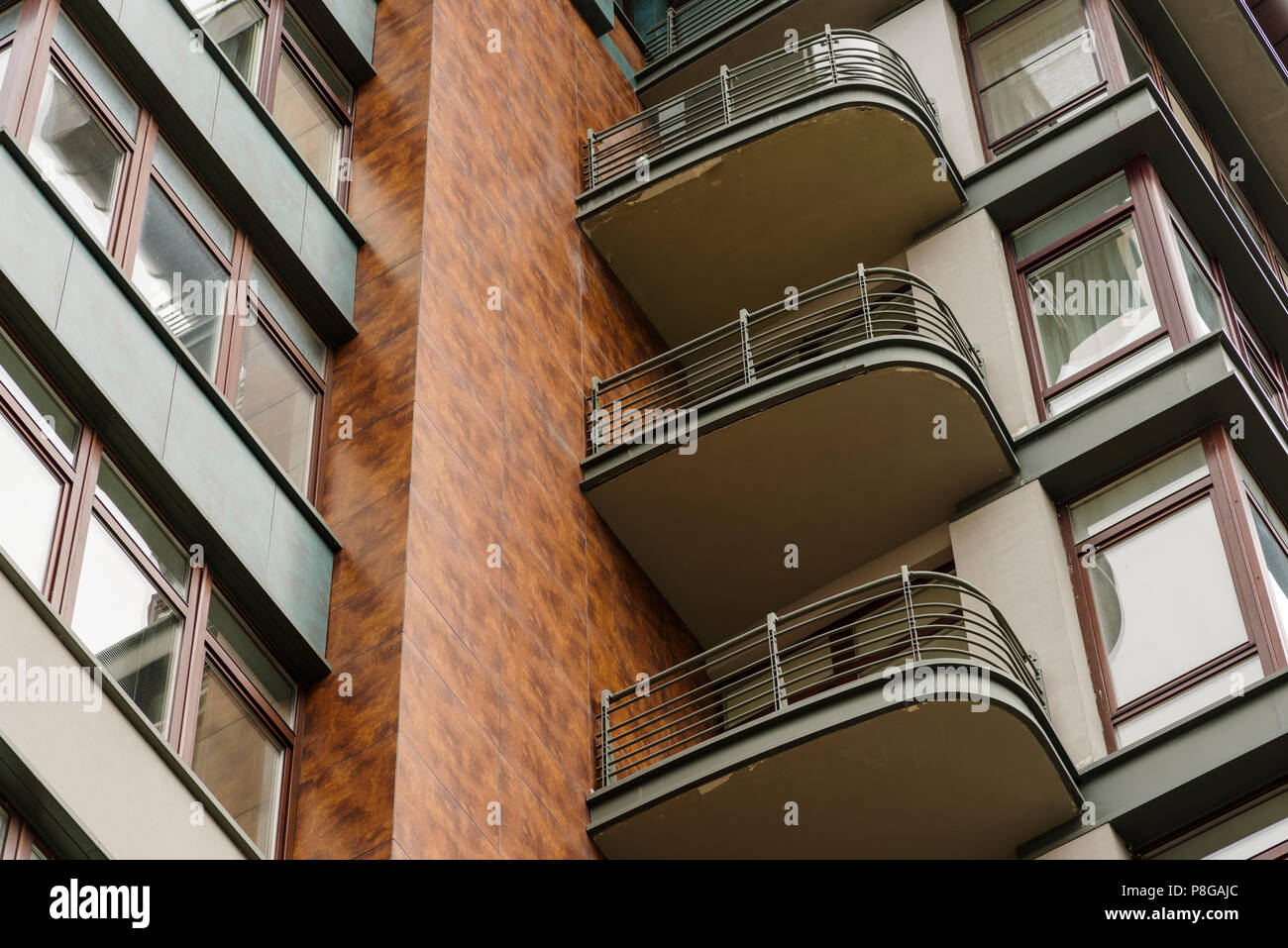 Element of a modern multi-storey building Stock Photo - Alamy