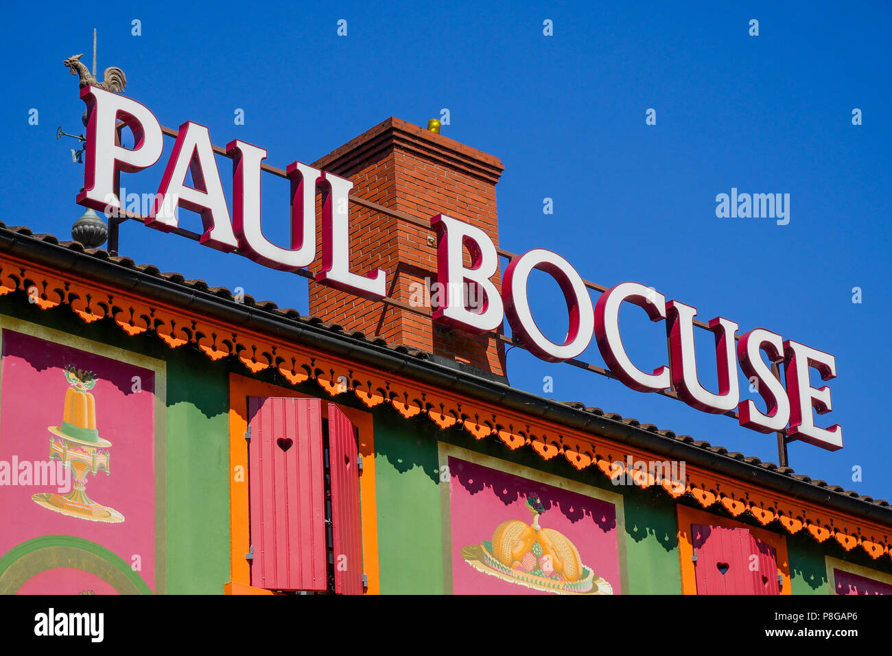 Paul Bocuse restaurant, Collonges au Monts d'or, France Stock Photo - Alamy