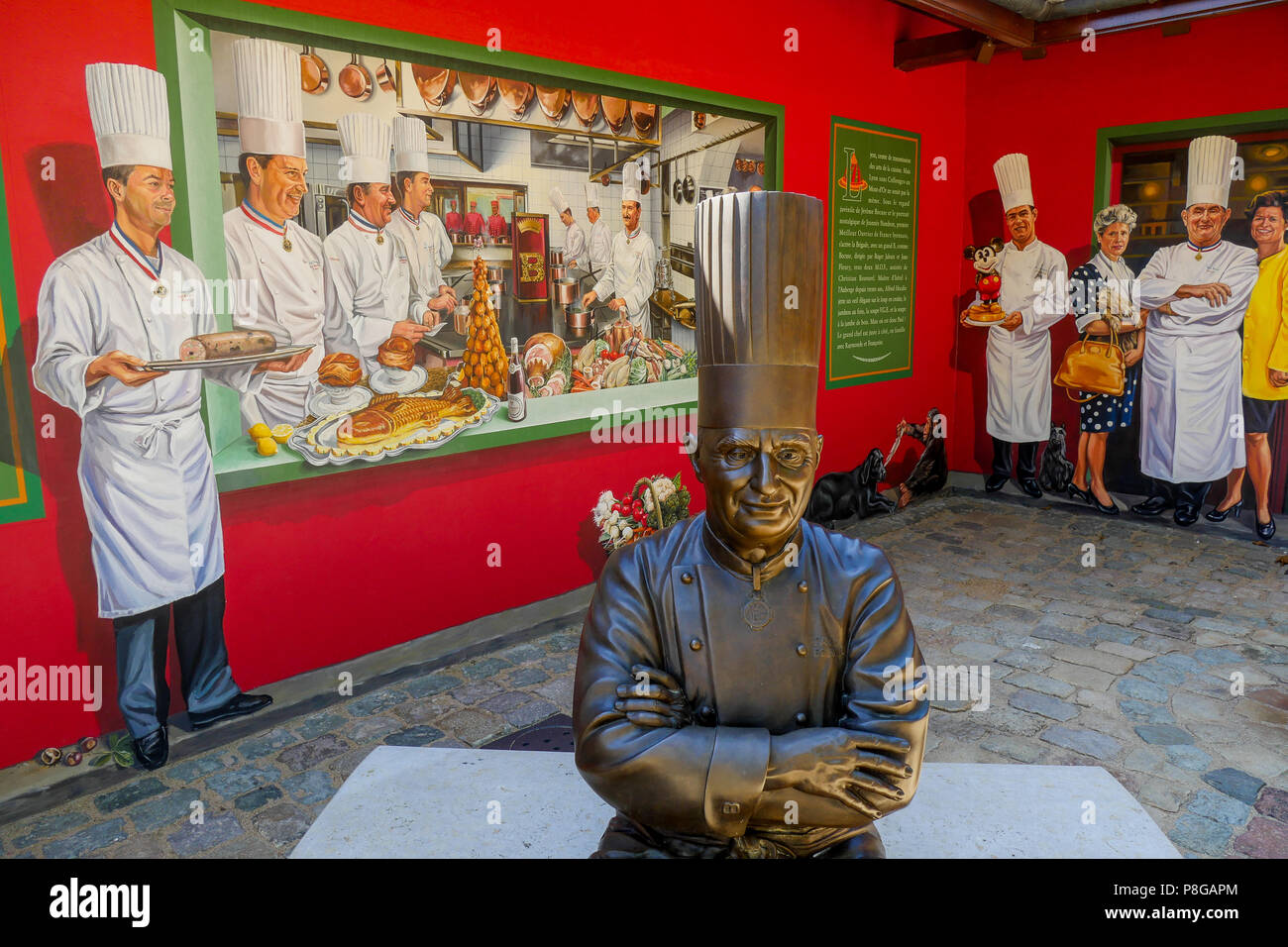 Paul Bocuse restaurant, Collonges au Monts d'or, France Stock Photo - Alamy